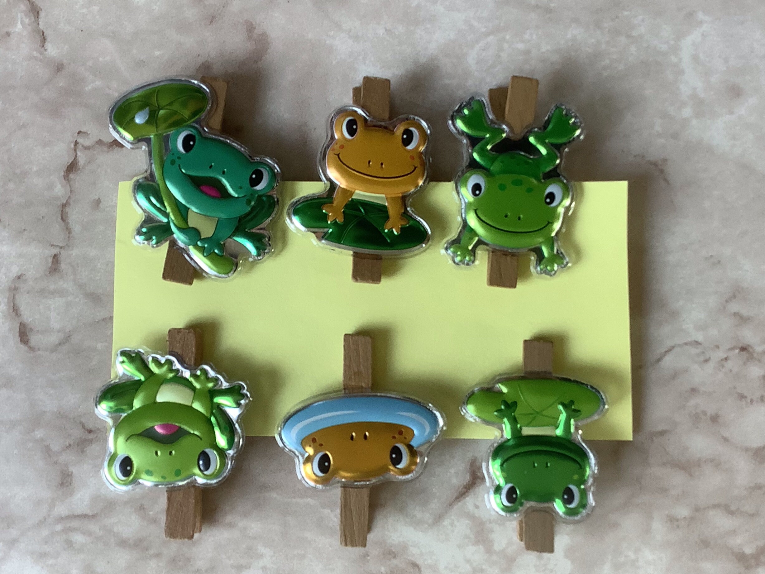 Frog Clothespin Craft