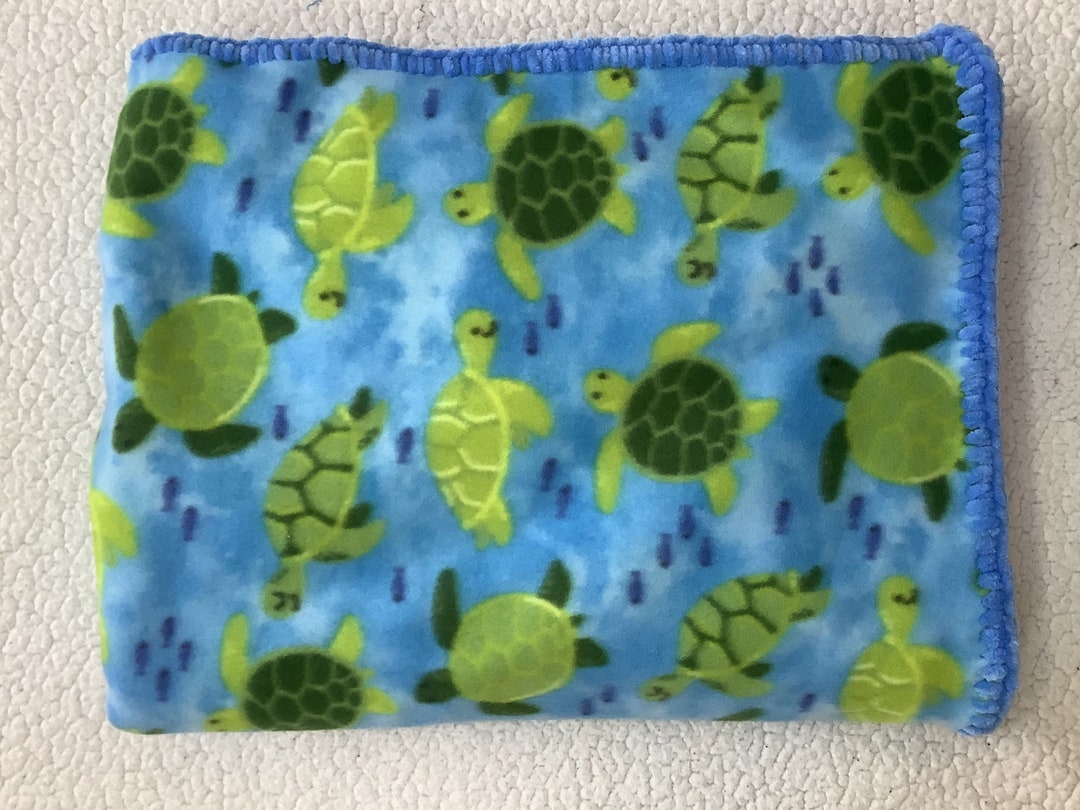 Turtle Fleece Blanket, Turtle Fleece Throw, Adult/ Child Fleece Blanket ...