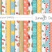 Summer Digital Scrapbook Paper Beach Paper Patterns Summer | Etsy
