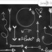 Chalkboard Arrows Clipart, Arrows Vector, EPS, Chalkboard Clipart ...