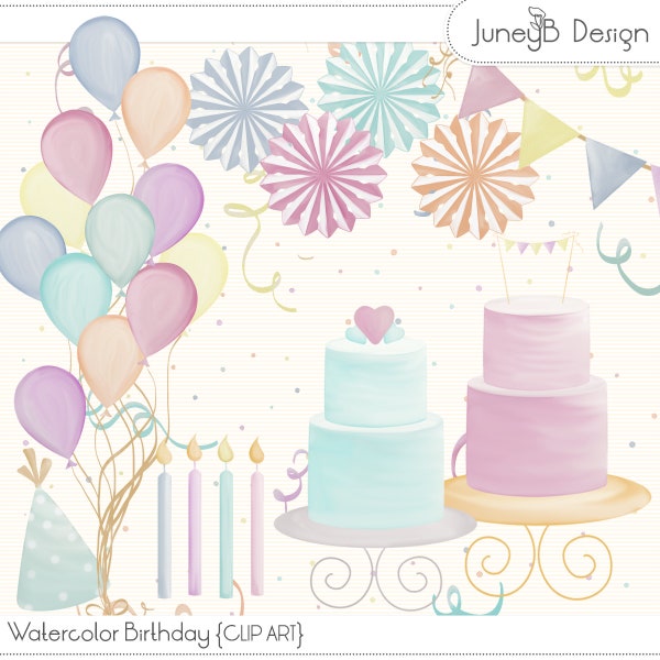 Watercolor Birthday - Etsy