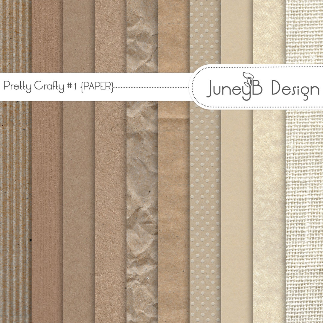Craft Paper Cardstock Digital Paper Craft Paper Texture - Etsy