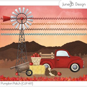 Fall Pumpkin Clip Art Fall Clip Art Set Autumn Graphics | Etsy