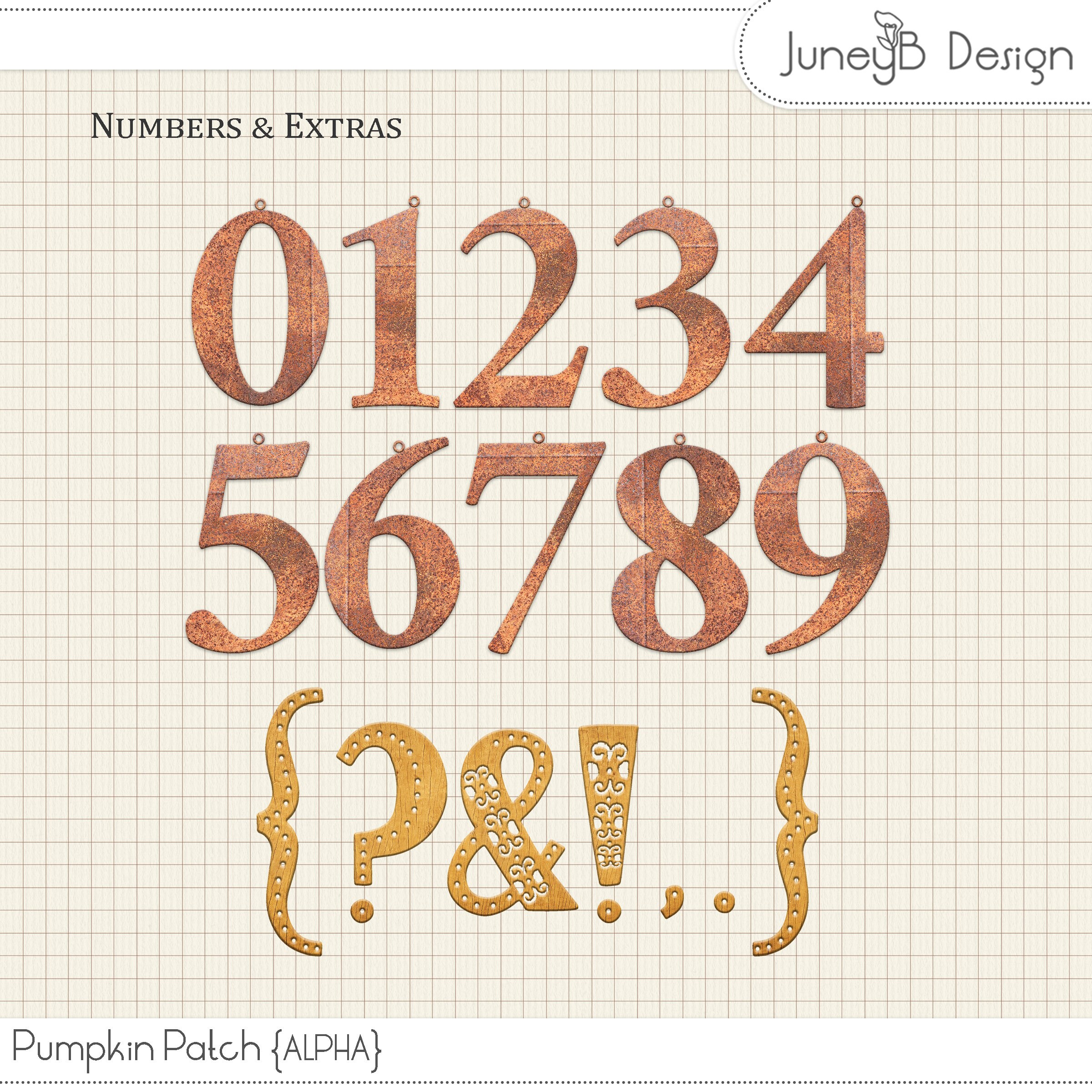 Wood Cutout Digital Alpha Fancy Wood Letters Copper Numbers | Etsy