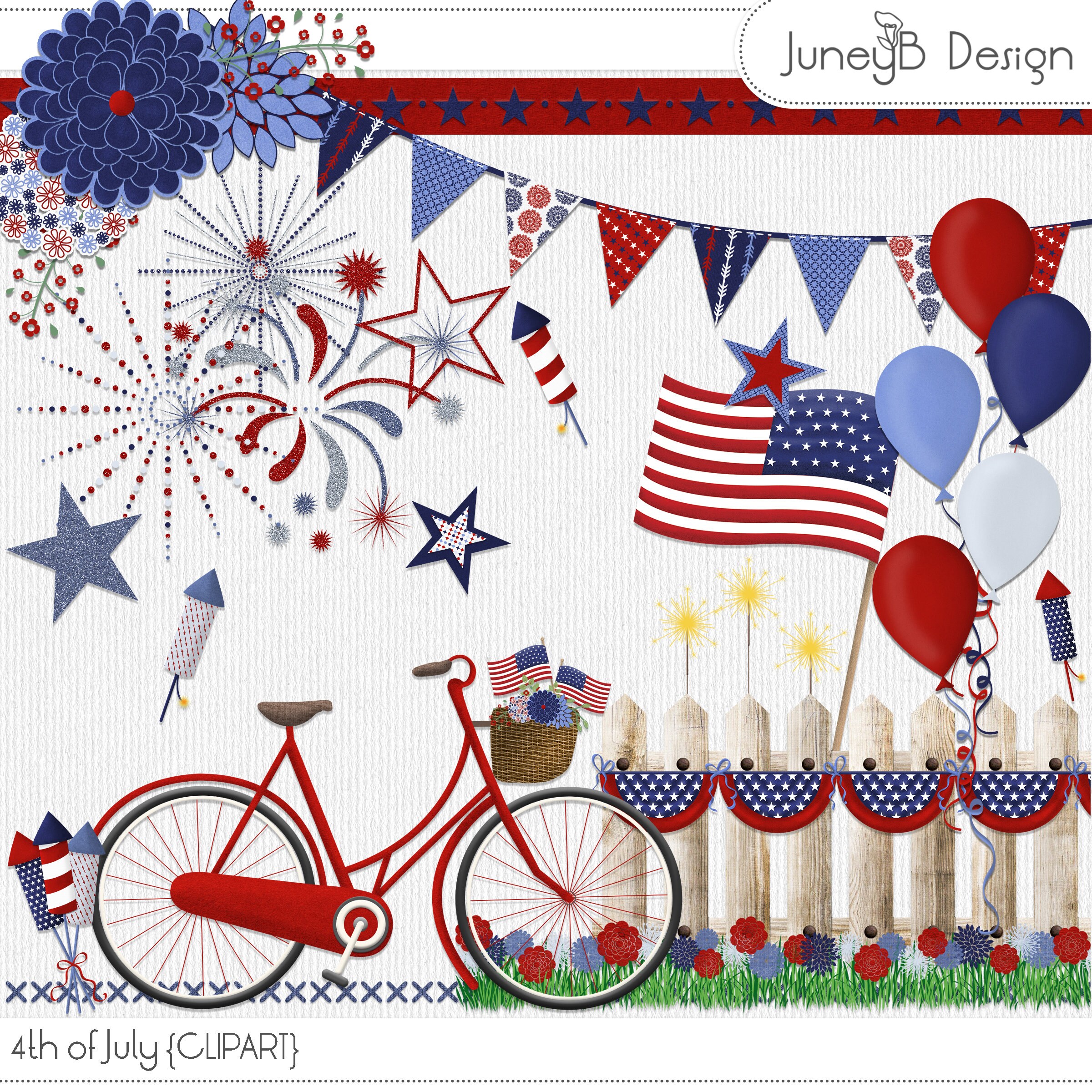 Red White and Blue Chunky Alphabet Silver Stars Alphabet and | Etsy