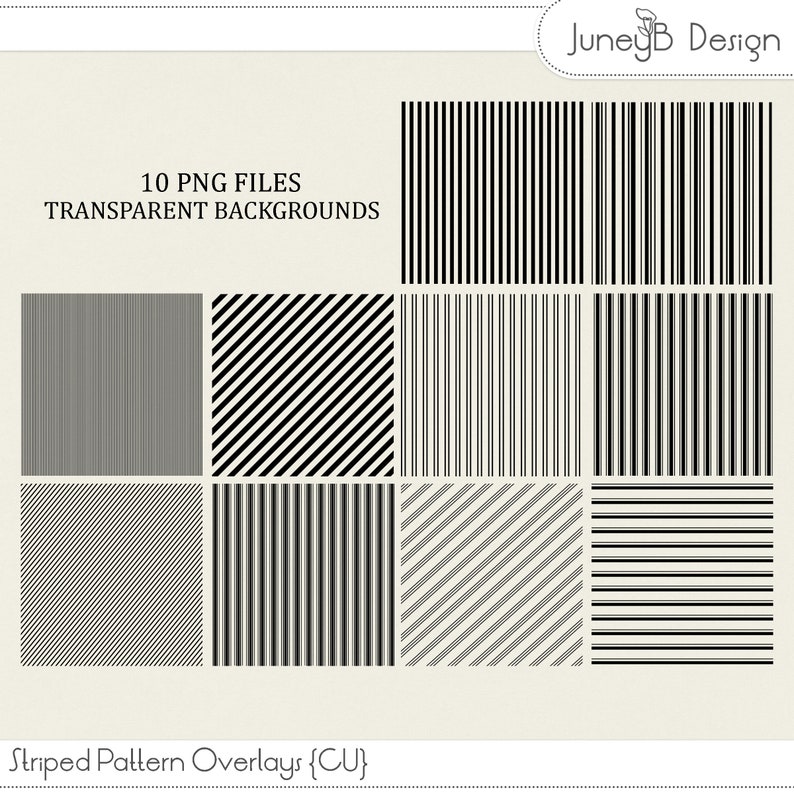 Striped Pattern Overlays, Black Pattern Overlays, Striped Paper ...