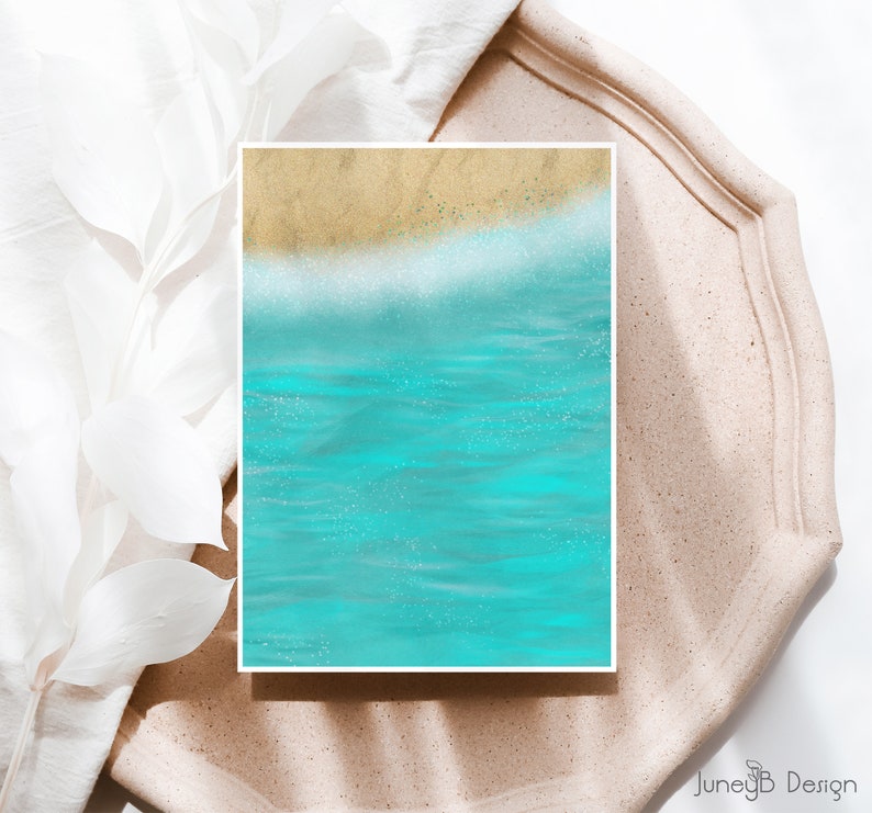 Summer Digital Scrapbook Paper, Beach Paper Patterns, Summer ...