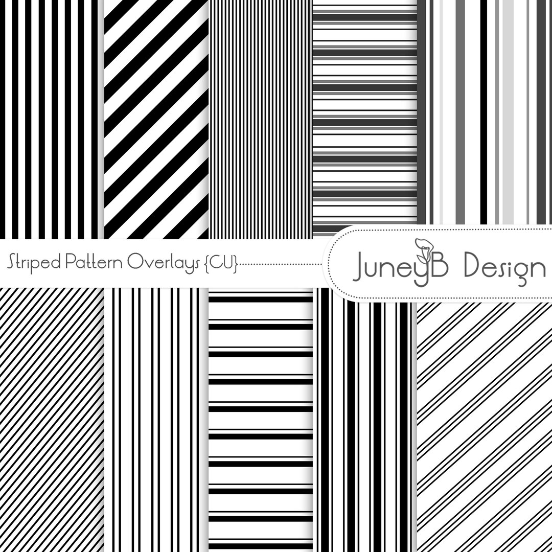 Striped Pattern Overlays, Black Pattern Overlays, Striped Paper ...