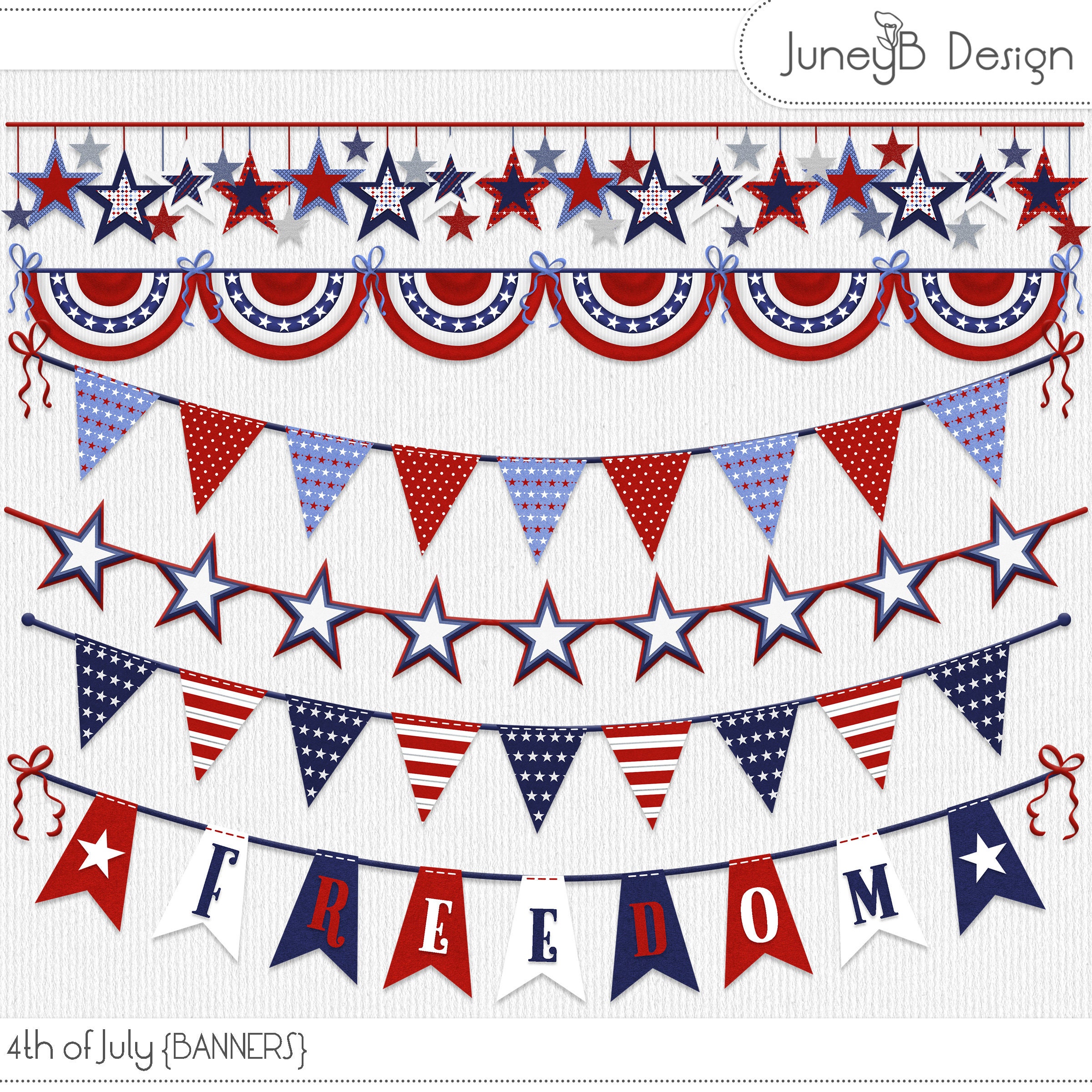 Red White and Blue Chunky Alphabet Silver Stars Alphabet and | Etsy