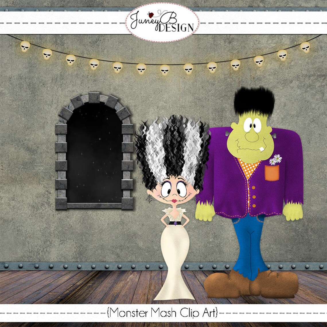 Monster Mash Clip Art Halloween Monster Graphics Halloween | Etsy