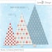 Nordic Christmas Paper Tree Clip Art, Patterned Paper Trees, Nordic ...