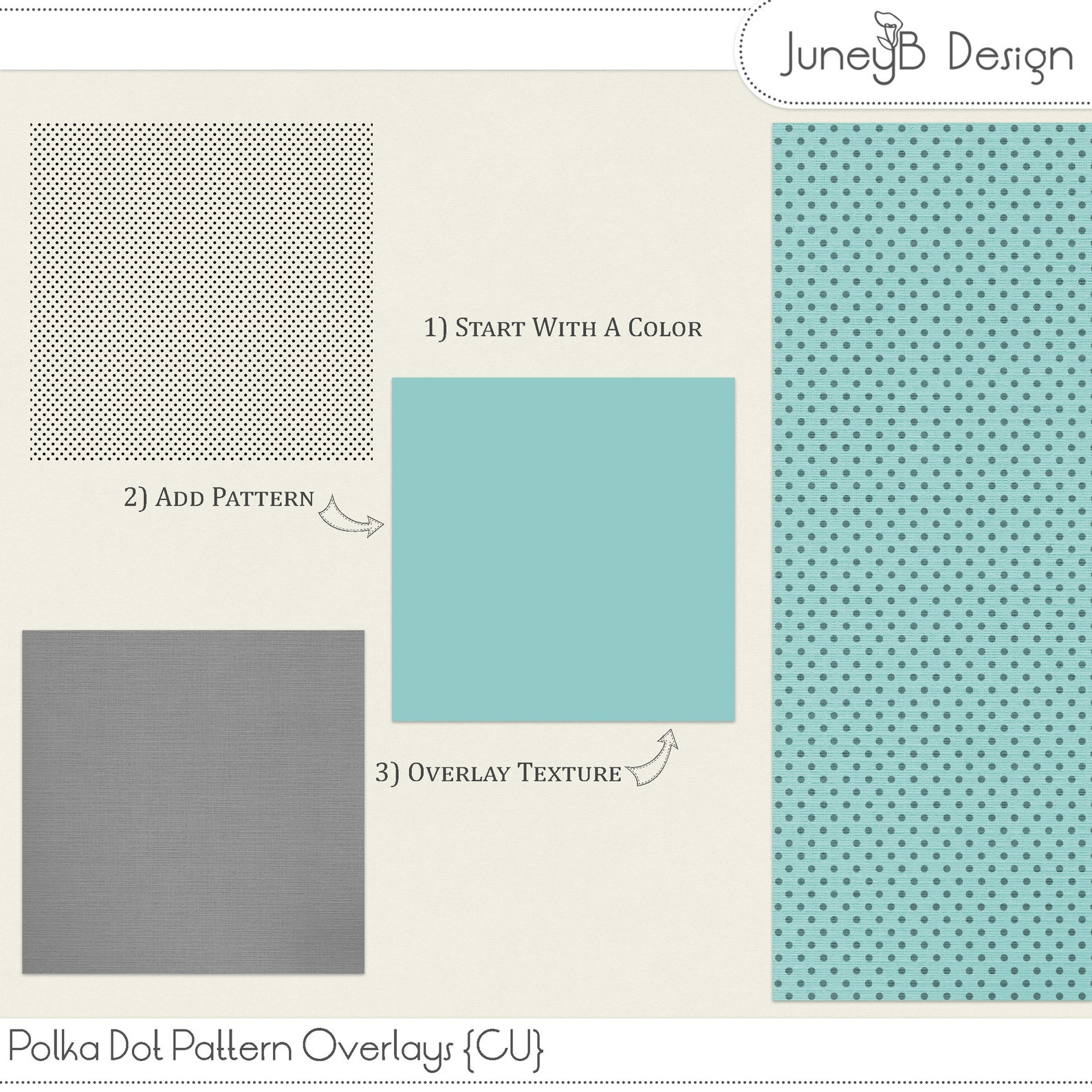 Polka Dot Patterns Dot Pattern Overlays Digital Black and | Etsy