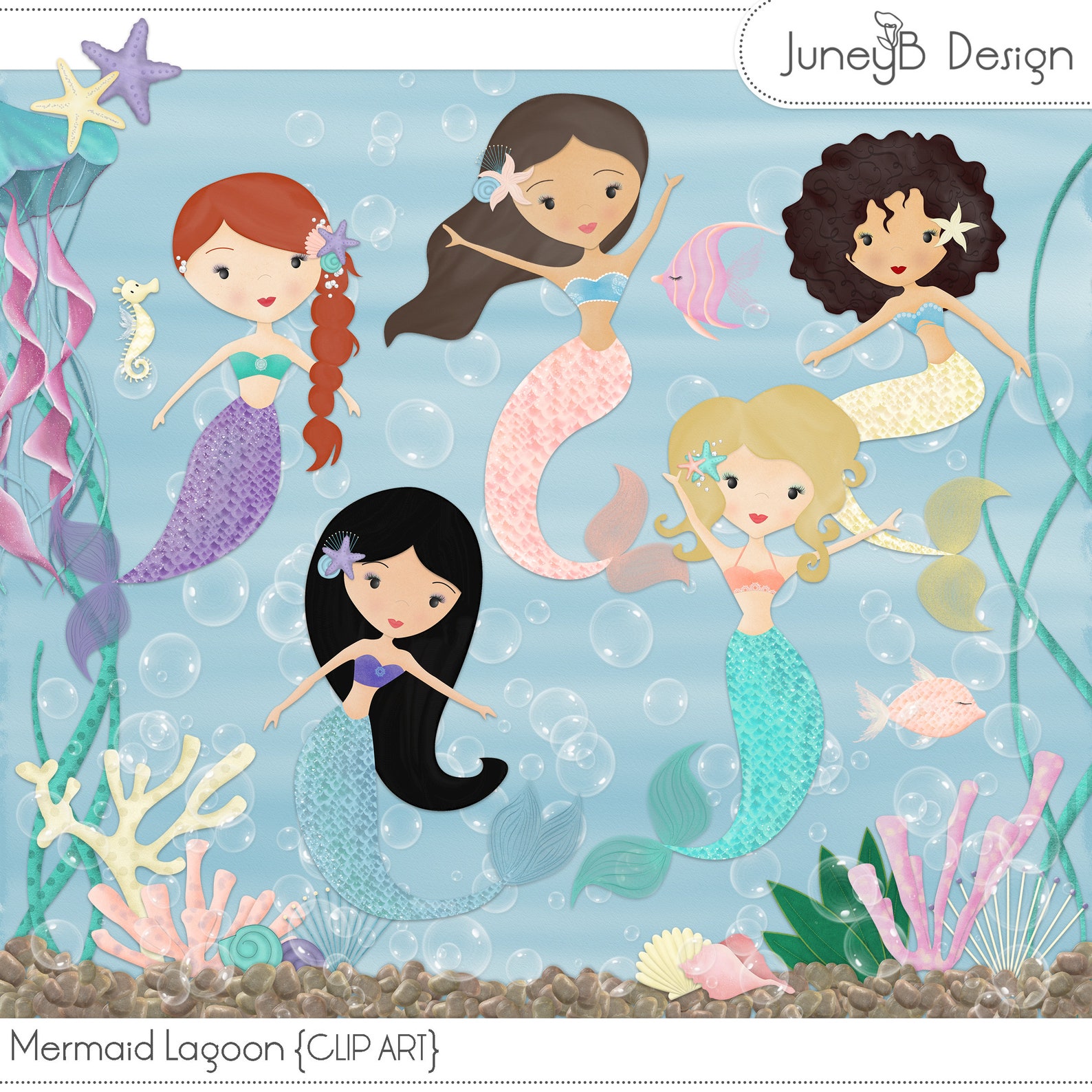 Mermaid Tail Alphabet Mermaid Lagoon Letters and Numbers - Etsy