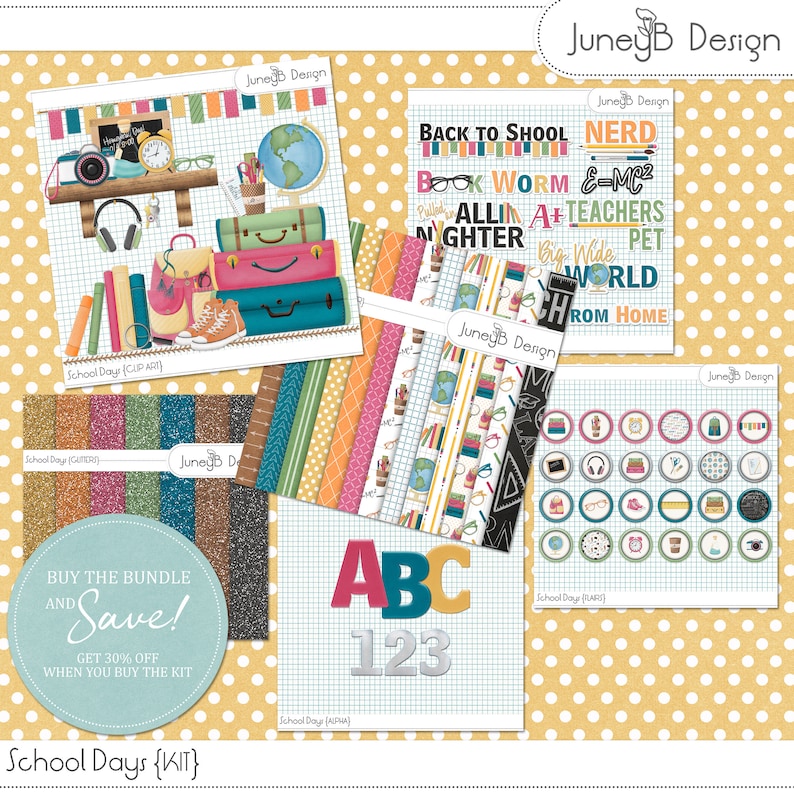 Back to School Paper School Day's Digital Chalkboard - Etsy