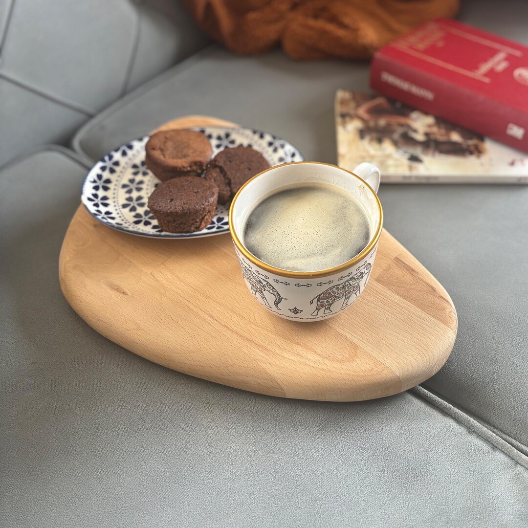 Handmade Solid Wood Sofa Top Table, Seat Tray, Sofa Armrest Drink ...