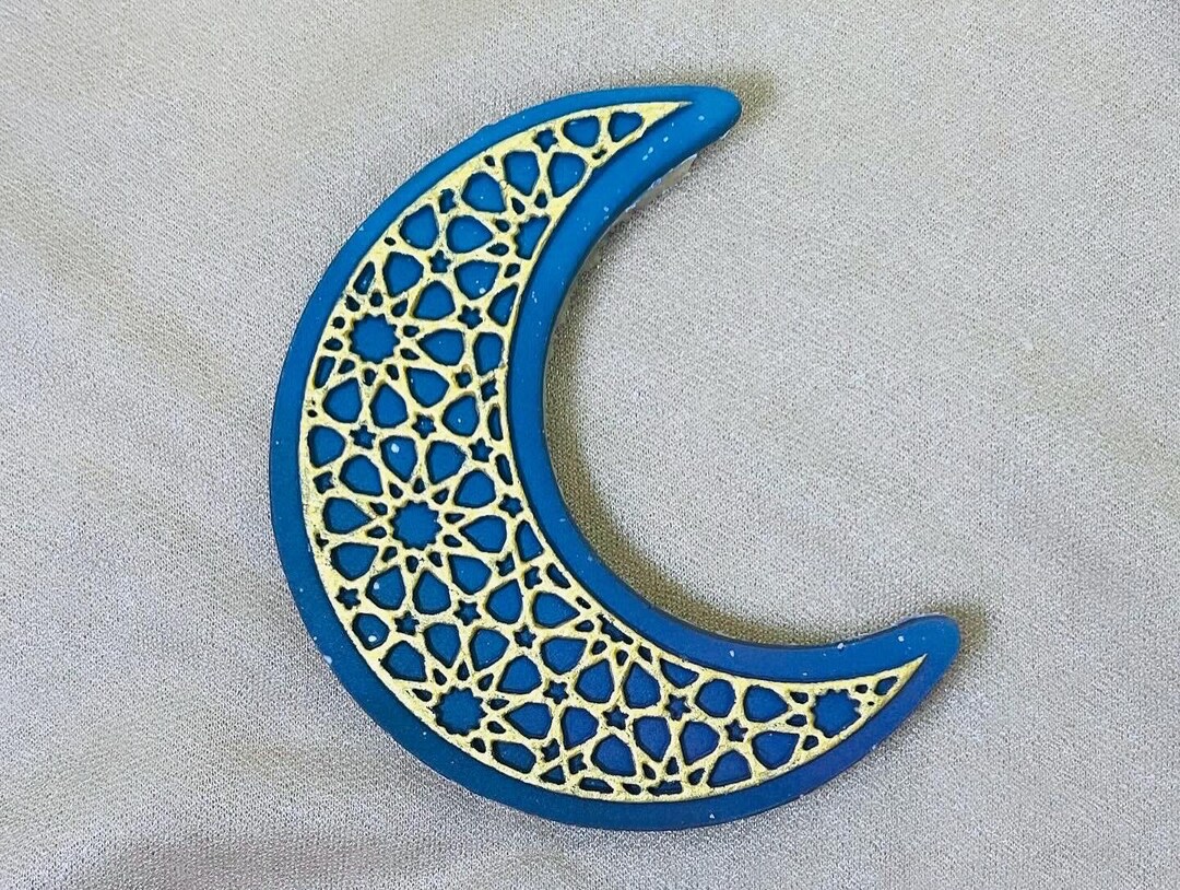 Crescent Moon Embosser and Cutter, Ramadan Embosser, Cookie Cutter ...