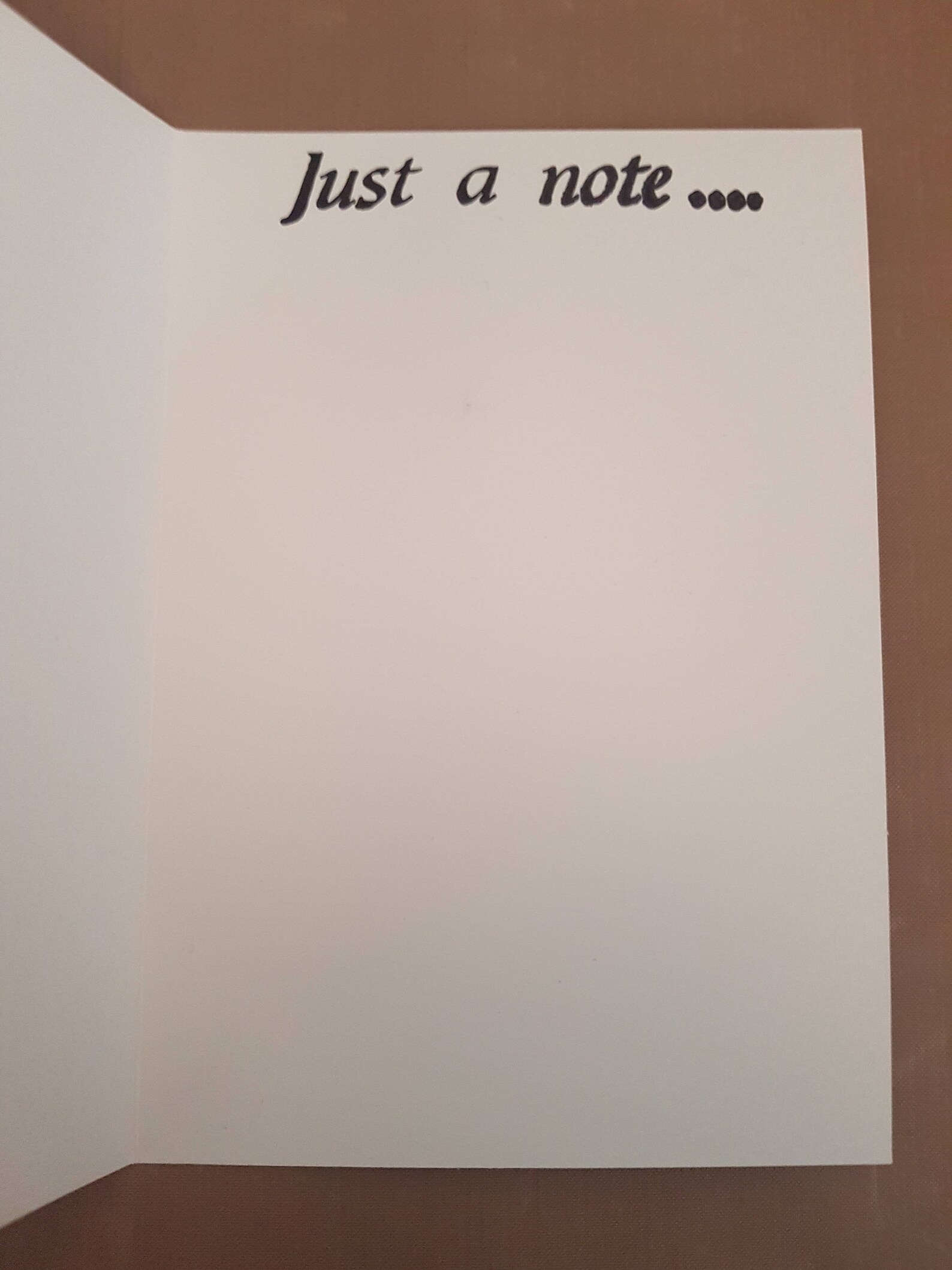 Pack 4 Cards. Thank You Just a Note Just for You and - Etsy