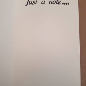 Pack 4 Cards. Thank You Just a Note Just for You and - Etsy