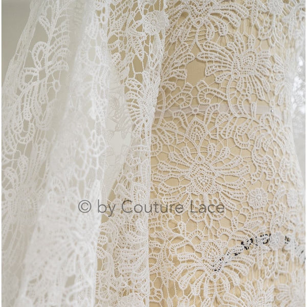 Macrame Lace Fabric - Etsy