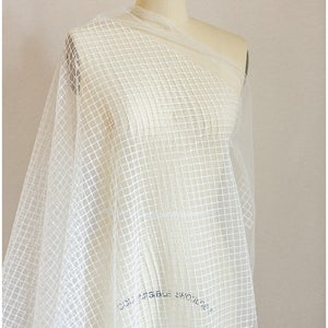 L17-066 // SOFT NET Lace- to Combine for Bridal Dresses, Net Pattern ...