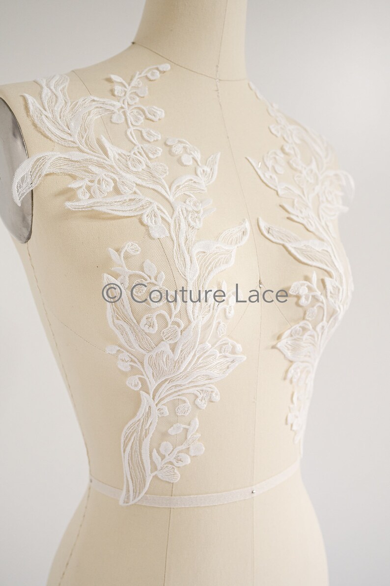 Wedding Flower Applique/ Flower Lace Patch/ Romantic Dress Lace ...