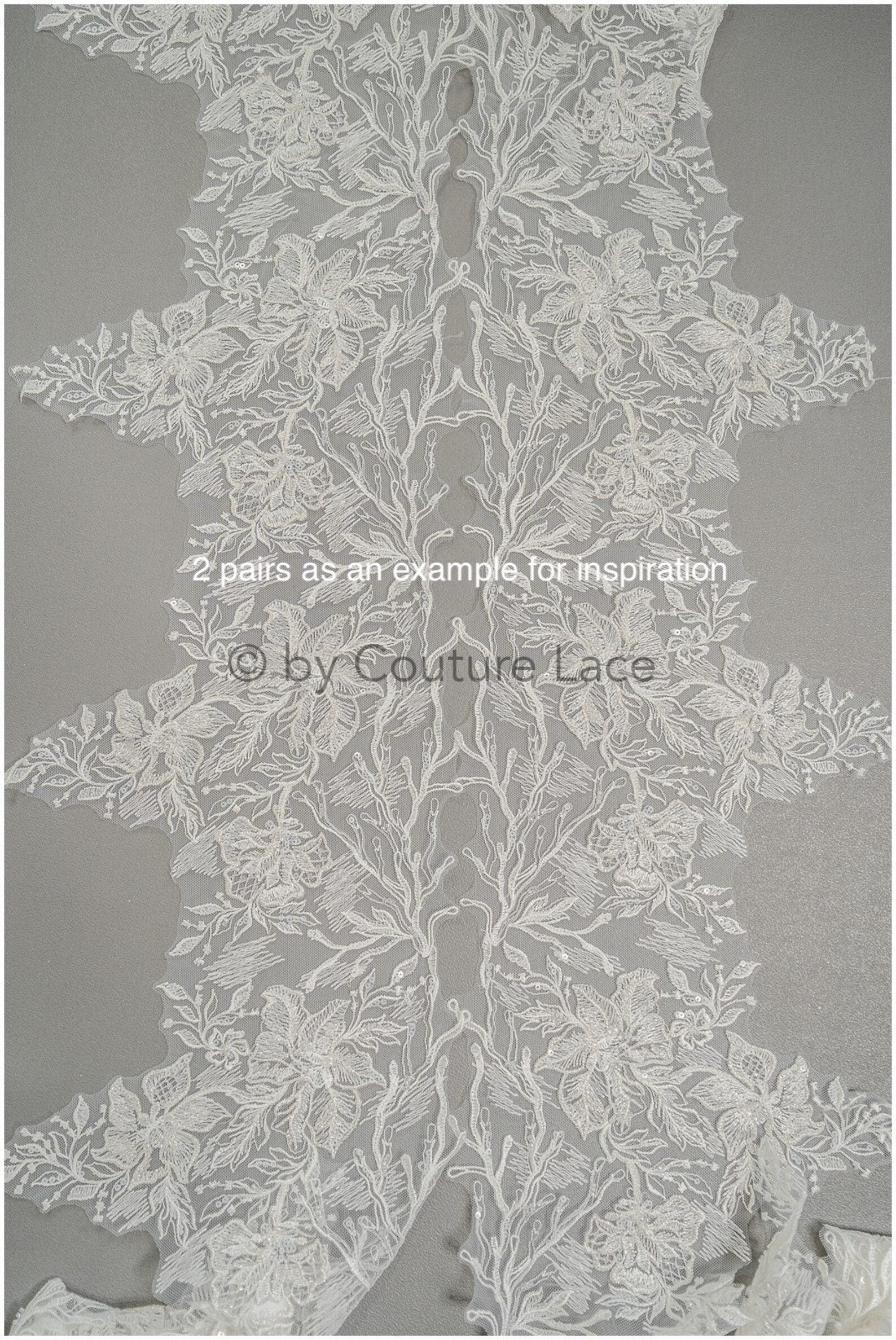 Bridal Lace Edging With Beads & Sequins/ Lace Trim Off-white/ Bridal ...