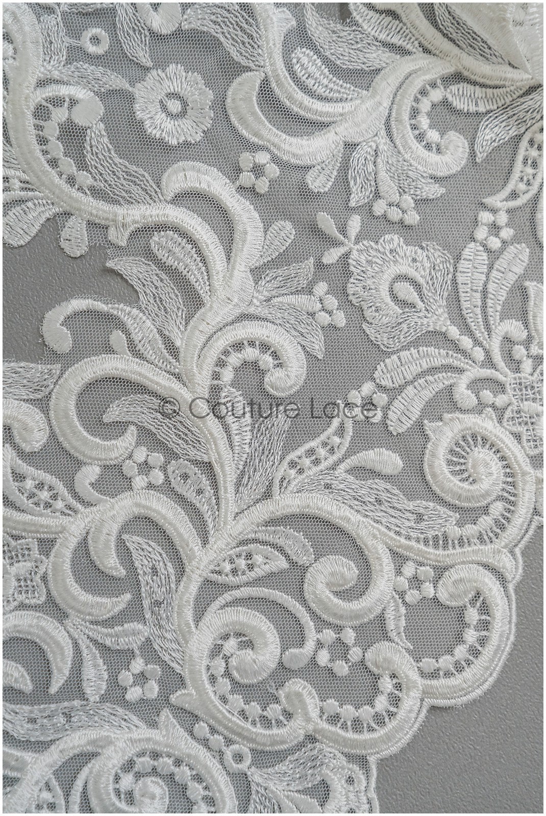 T21-148 / High Quality Ornate Lace Trim, Wedding Lace Trim, 3D ...