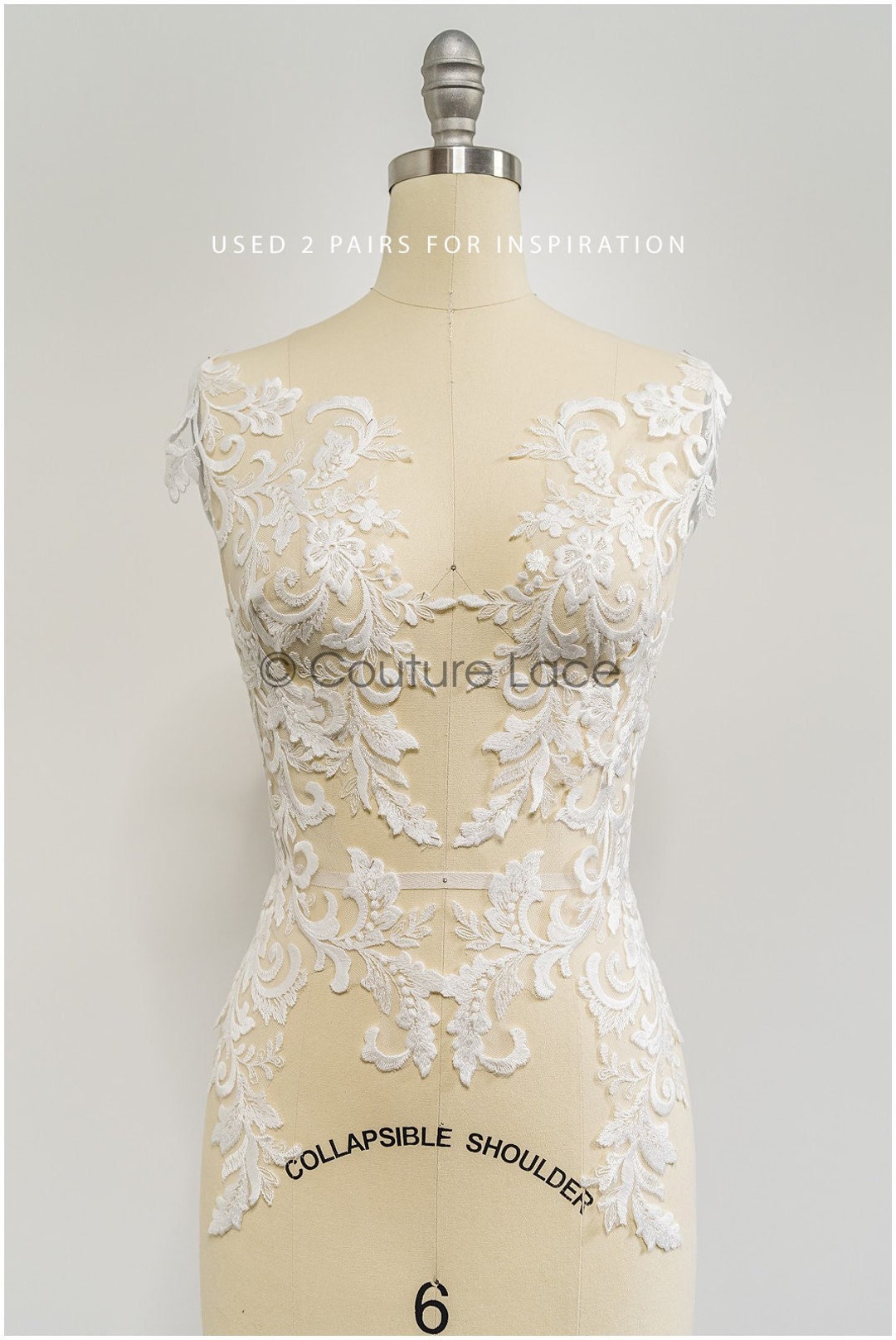 A21-246 // Wildflower Lace Patch, Flower Lace Applique, Lace Flower ...