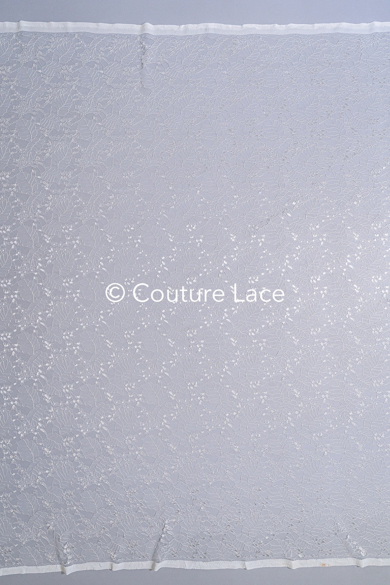 French Floral Chantilly Lace: Bridal Raschel Lace Fabric - Etsy