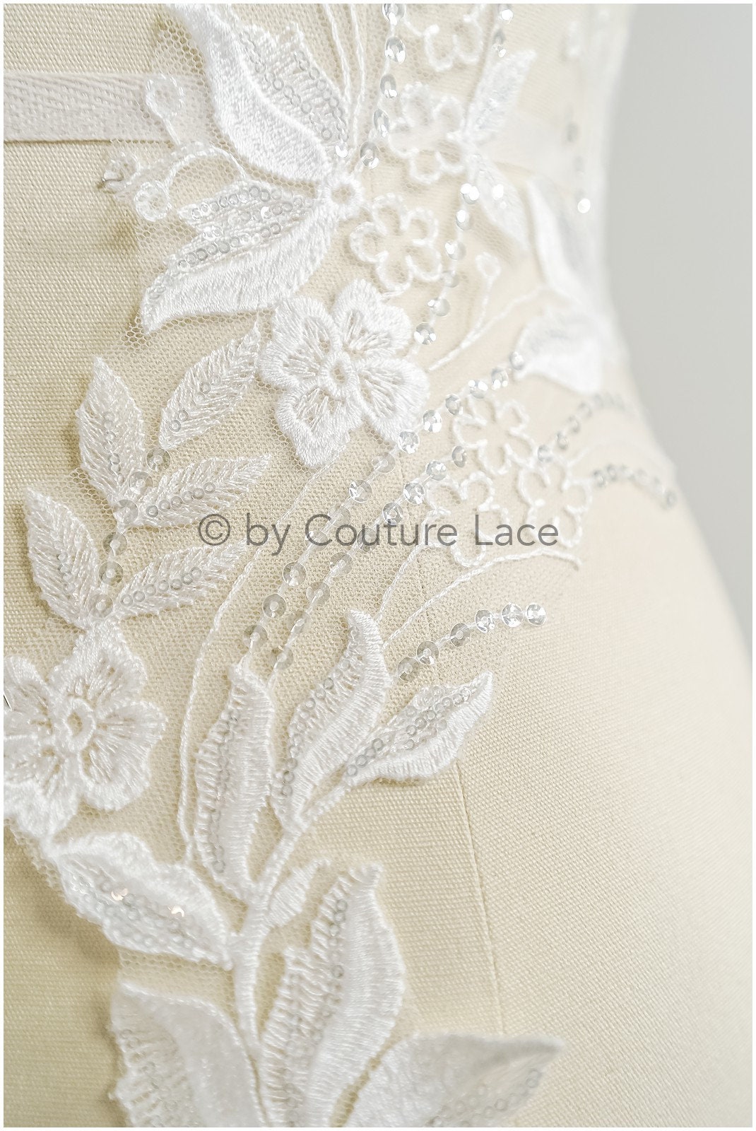 A23-314// Romantic Wild Flower Lace Patch/ Cotton Embroidered Flower ...