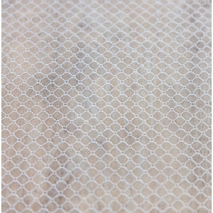 L17-065 // SOFT NET Lace- to Combine for Bridal Dresses, Net Pattern ...