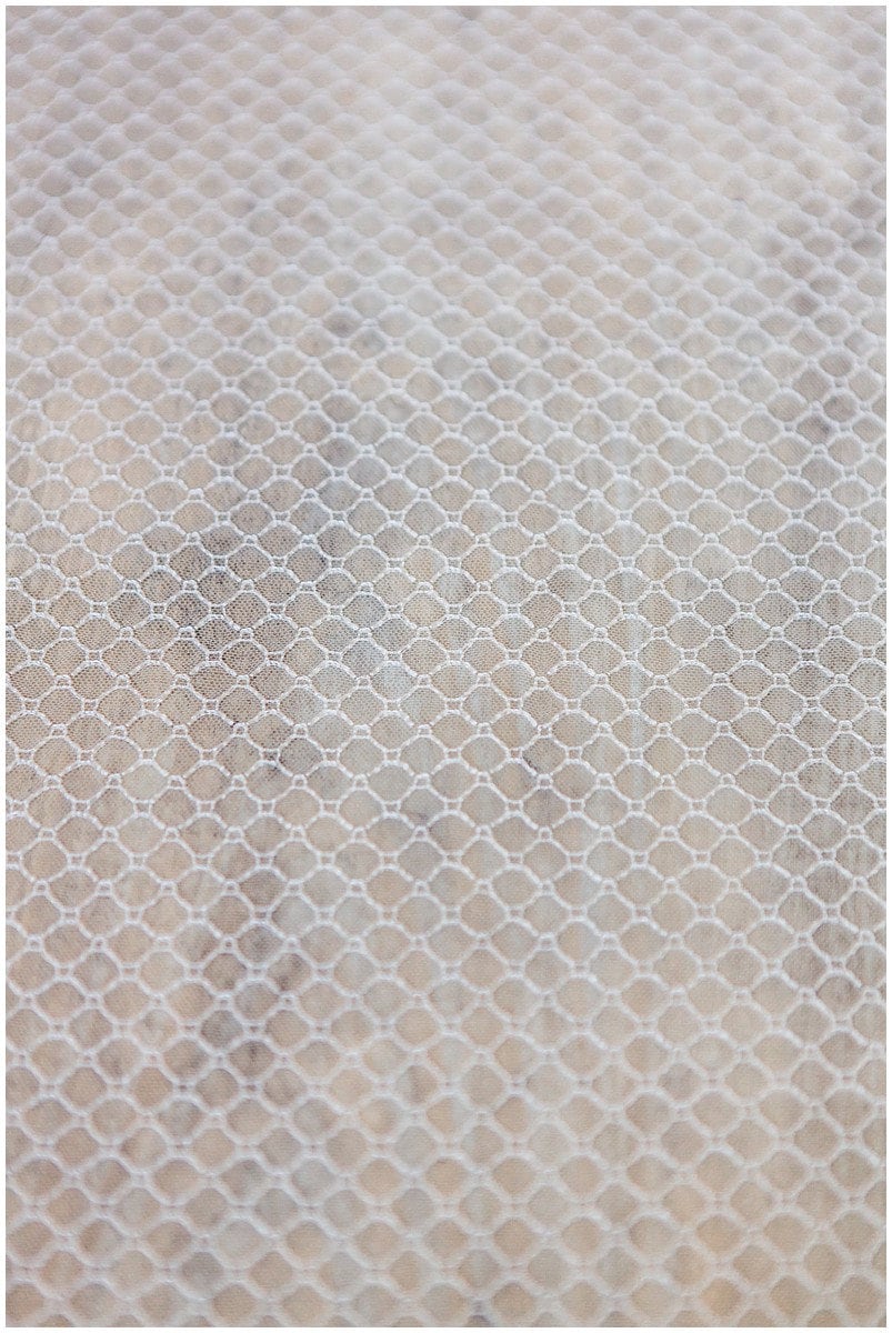 L17-065 // SOFT NET Lace- to Combine for Bridal Dresses, Net Pattern ...