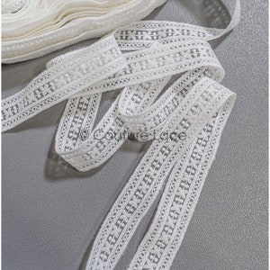Bridal Lace Edging Off-white/ Lace Trim Off-white/ Bridal Belt Edging ...