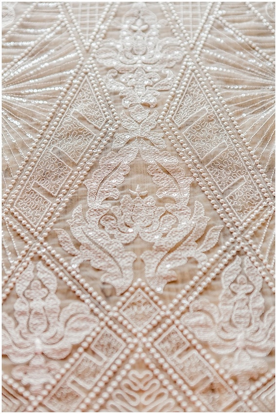 Best quality geometric Lace wedding lace fabric bridal lace | Etsy