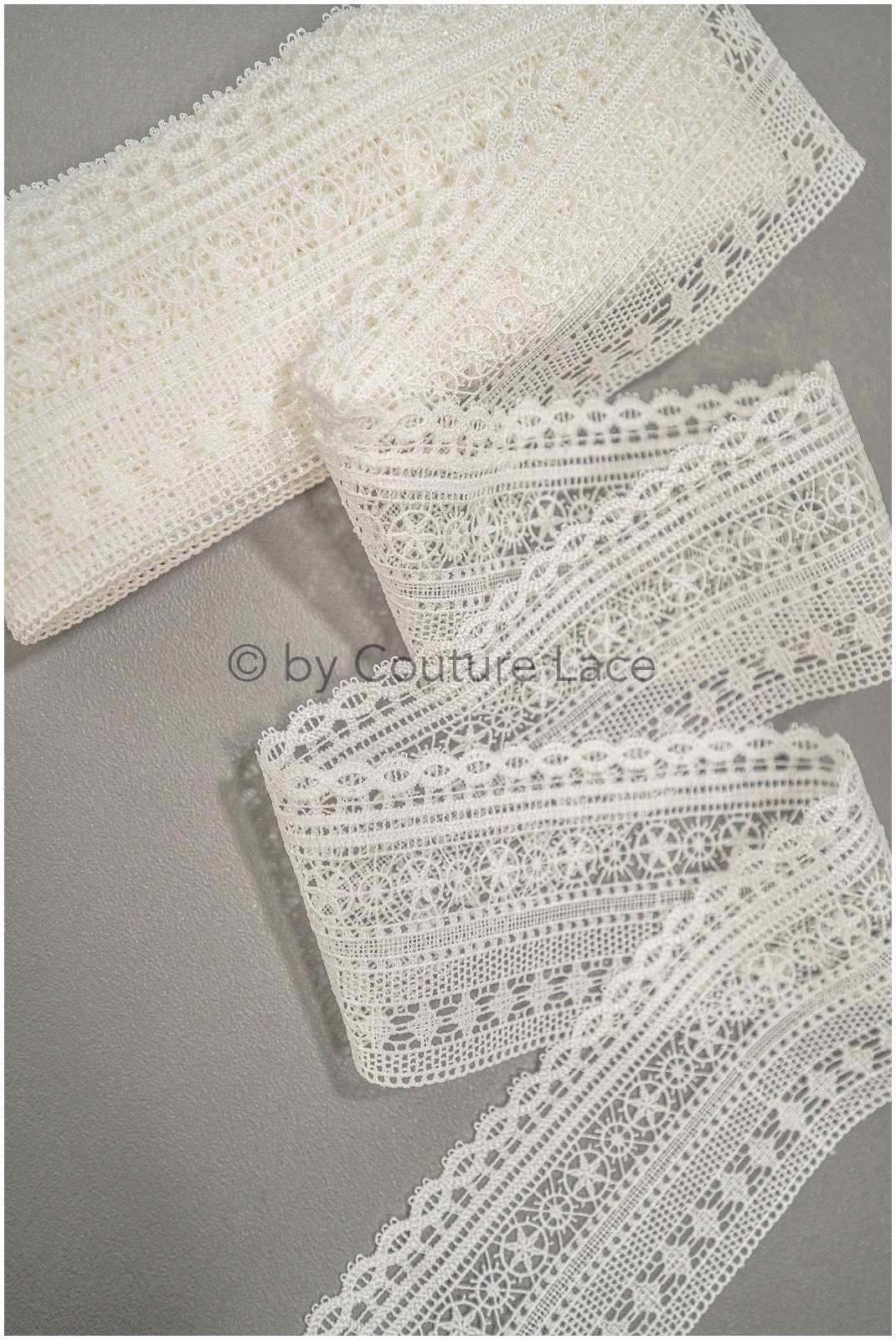 T21-133 // Beautiful Crochet Lace Trim With Geometric Pattern - Etsy