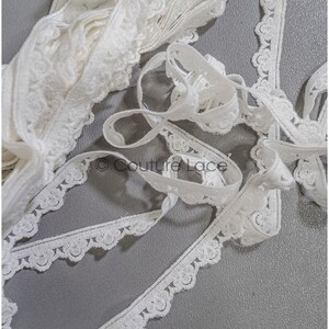 Bridal Lace Edging Off-white/ Lace Trim Off-white/ Bridal Belt Edging ...