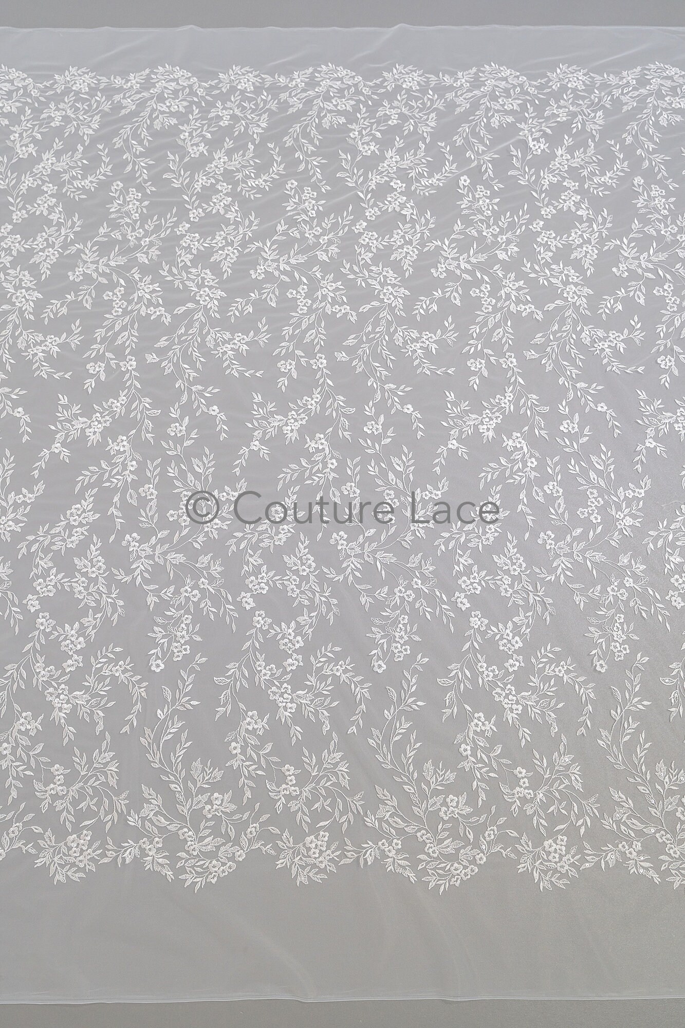 Floral Bridal Lace/ Bridal Lace Material/ Offwhite Bridal Lace/ Floral ...