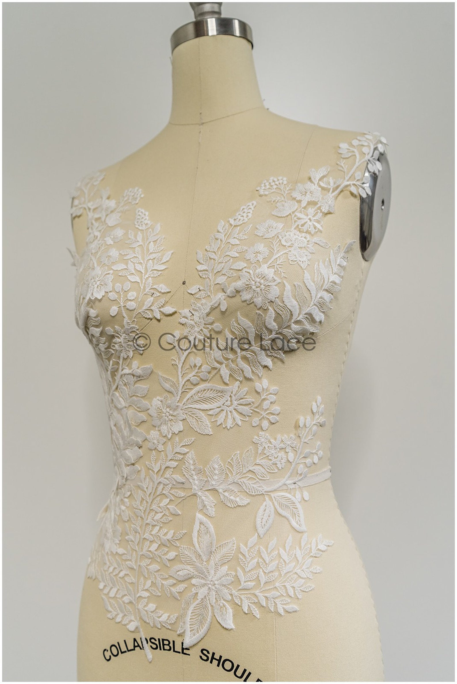 A21-248 // Wildflower Lace Patch, Flower Lace Applique, Lace Flower ...