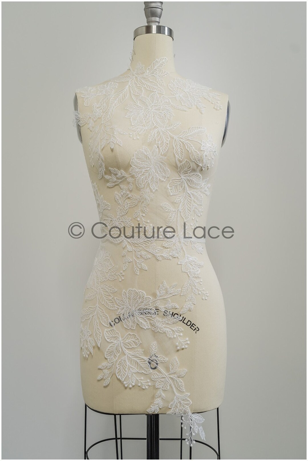 A21-072 // Romantic Bridal Lace Flower, Bridal Lace Patches for Wedding ...