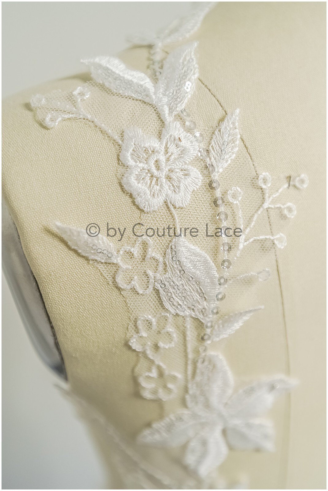 A23-314// Romantic Wild Flower Lace Patch/ Cotton Embroidered Flower ...