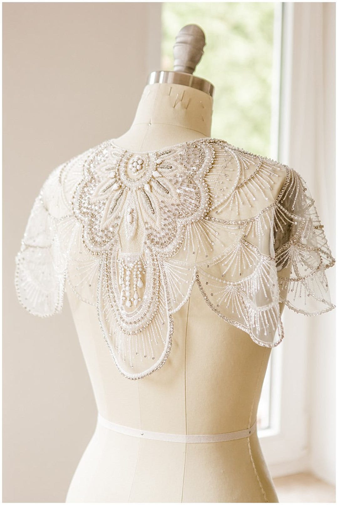Bridal Cape, Wedding Cloak, Bridal Cape, Cover up - Rhinestone Bolero ...