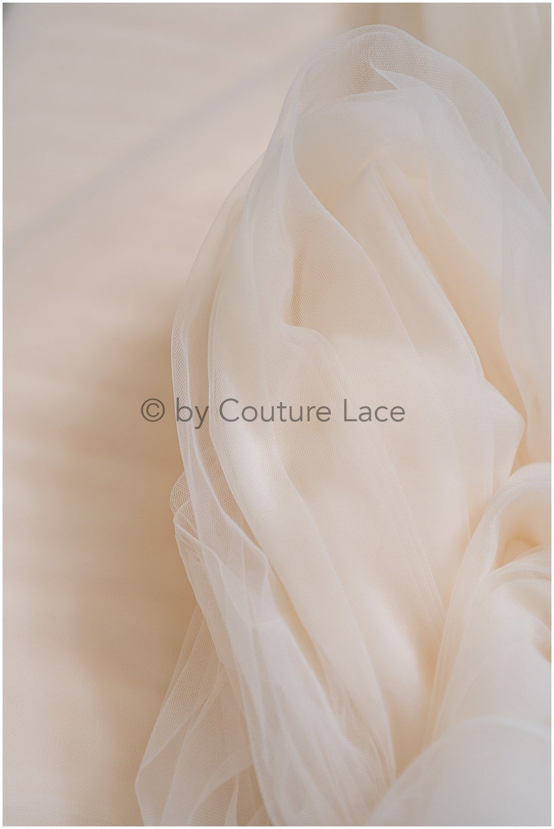 R-166-22 // 3.1M Wide, Very Soft and Amazing Tulle Fabric for Bridal ...