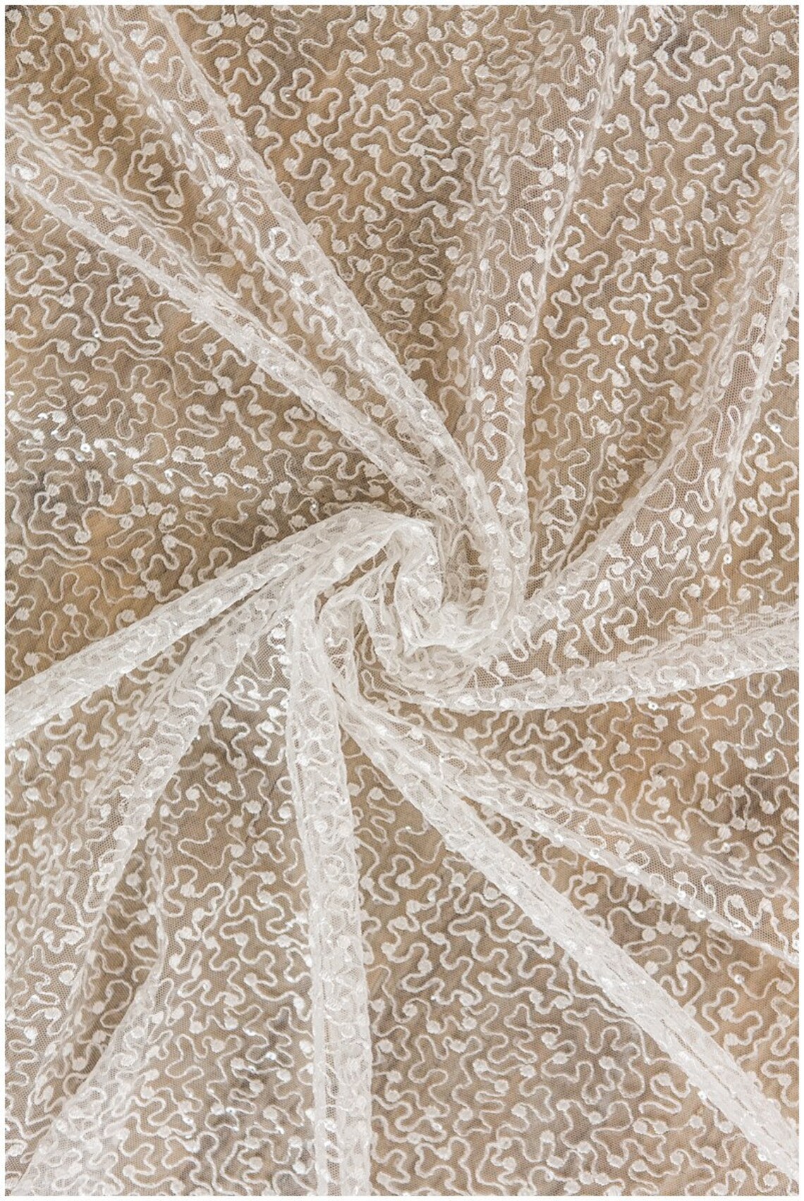 L17-096 //modern Dots Lace Fabric Sequin Mesh Fabric Wedding - Etsy