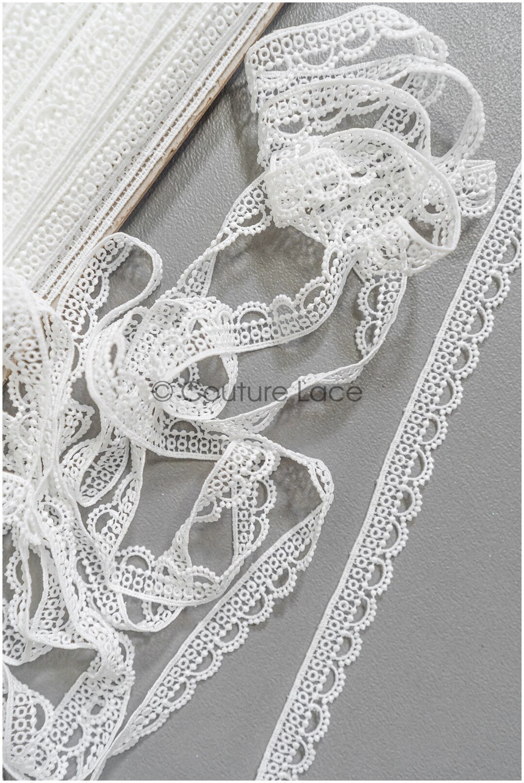 T22-207 - 4yds // Off-white Boho Crochet Lace Trim/ Geometric Lace Trim ...