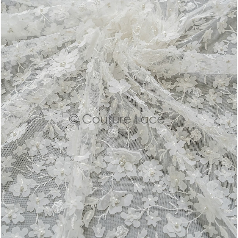 3d Lace Fabric - Etsy
