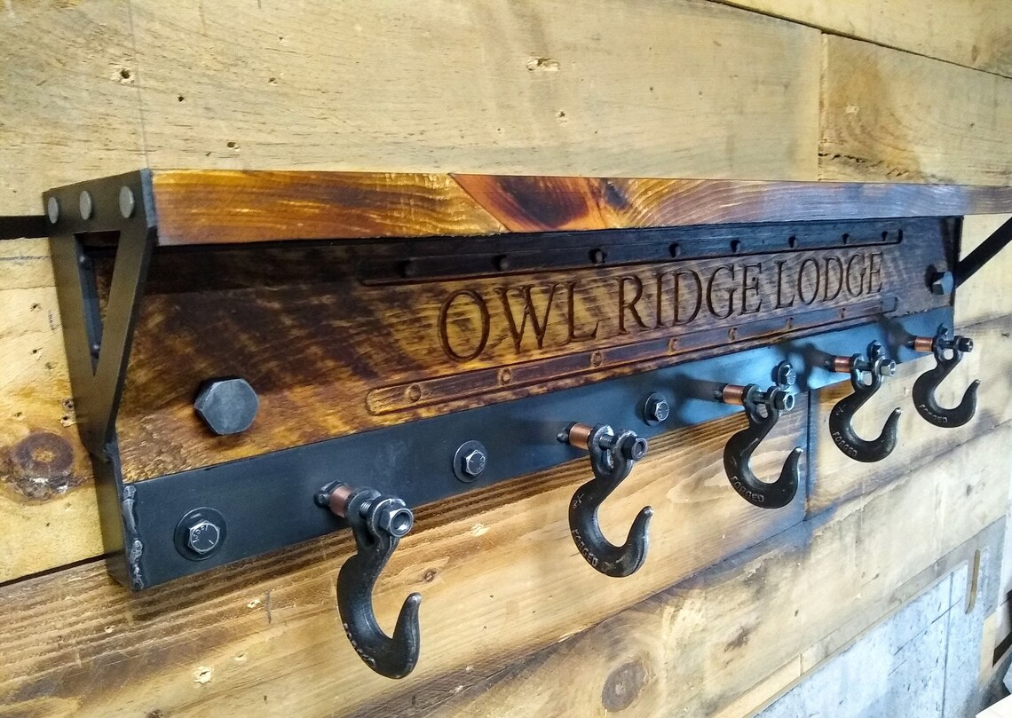 Industrial Coat Rack | Etsy