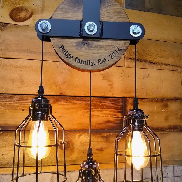 Pulley Light - Etsy