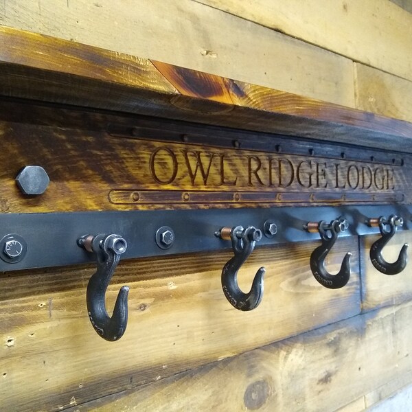 Industrial Coat Rack - Etsy