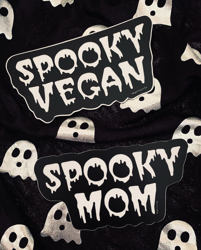 SPOOKY MOM STICKER - Creepy Goth Horror Mother Vinyl Decal - Retro ...