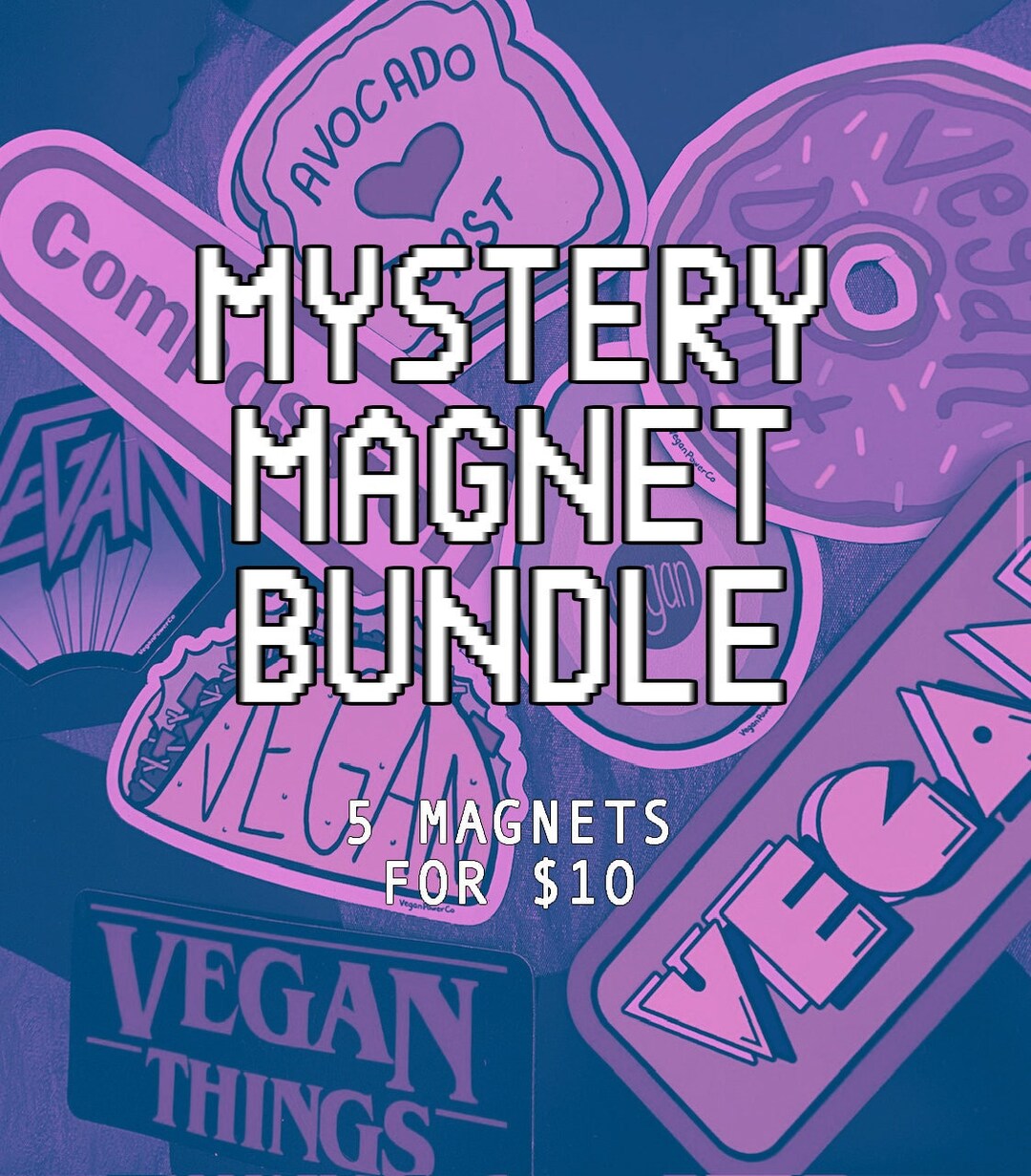 MYSTERY MAGNETS BUNDLE - Grab Bag Magnet Pack - Thin Style Magnetic ...